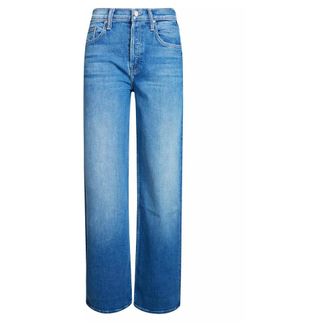Mother Femme, Jeans, Bleu, Taille: W28 The Rerun Zip Sneak