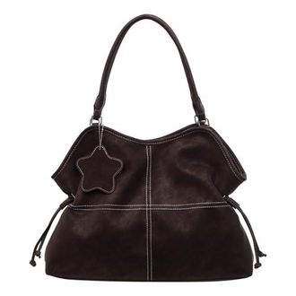 Generic Sac &agrave; main &agrave; bandouli&egrave;re en cuir synth&eacute;tique pour femme et fille - Couleur unie - Pour l&eacute;cole, le travail, un usage quotidien, caf&eacute;, 17.32x5.12x12.6in