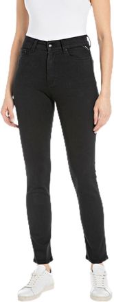 Replay Damen Jeans Mjla Slim-Fit mit Comfort-Stretch, Black 098 (Schwarz), 24W / 30L