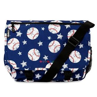 JWorld Mixte Terry Sac Messager, Baseball, Taille Unique