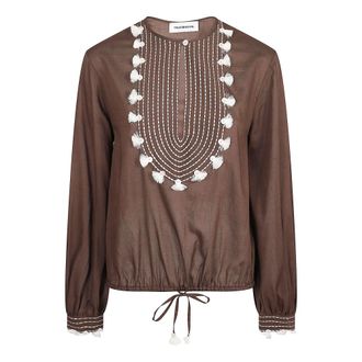 True Royal Hemd - - Blouses & Shirts - Damen - Braun - XS