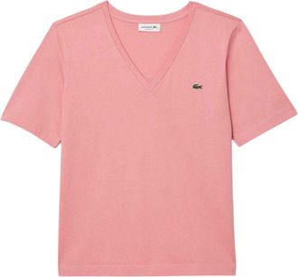 Lacoste T-Shirt f&uuml;r Damen, Baumwolljersey (Pink)