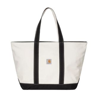 Carhartt Work in Progress Femme, Sacs, Blanc, Taille: ONE Size Cabas de plage en toile