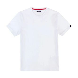 Fay Homme, Tops, Blanc, Taille: 2XL T-shirt blanc