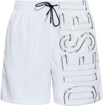 Diesel Homme, Maillots de bain, Blanc, Taille: XL Soccer 41 D-Core