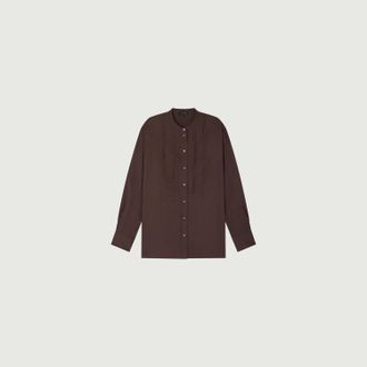 SOEUR BLOUSE ELEANORE MARRON