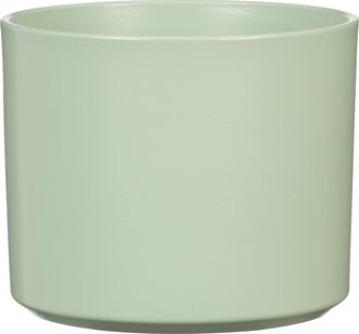 Scheurich Monaco, Blumentopf aus Keramik, Farbe: Linden Green, 15,5 cm Durchmesser, 19,3 cm hoch, 4,6 l Vol