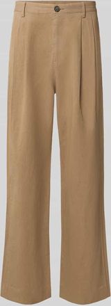 Paul Smith Relaxed Fit Bundfaltenhose aus Baumwoll-Leinen-Mix