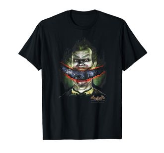 DC Comics Batman: Arkham Asylum Joker Crazy Lips T-Shirt