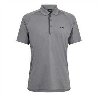 HUGO BOSS Paddytech Poloshirt f&uuml;r Herren, Raglan&auml;rmel (Dunkelbeige)