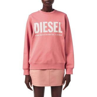 Diesel Damen-Sweatshirt Rosa F-ANGS-ECOLOGO, Rosa, S