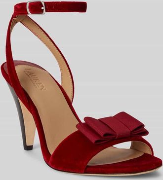 Lauren Ralph Lauren Sandalette aus Rindsleder mit Schleifendetail