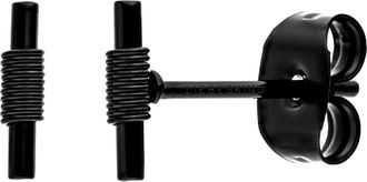 Liebeskind Liebeskind Berlin Ohrringe - Edelstahl Twist - Gr. unisize - in Schwarz - f&uuml;r Damen