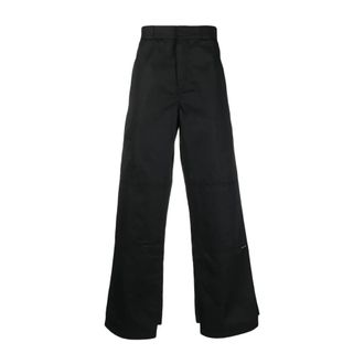 Palm Angels Chino-Hose mit umgekehrtem Bund - - Trousers - Herren - Schwarzk - L