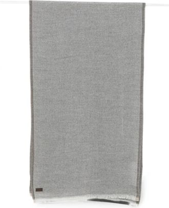 Canali Micro-Fischgr&auml;t-Schal - - Accessories - Herren - Grau - ONE SIZE