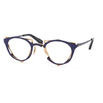 Masahiromaruyama Mm-0045 Monture Optique - Femme - Accessoires - Bleu - Taille: 48 MM
