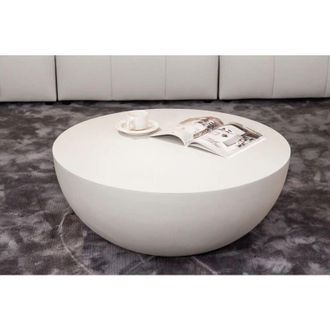 Elementi Elementi - chronos Table basse en béton stable facile dentretien 87 x 87 x 35.6 cm