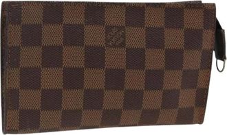 Louis Vuitton unisex, Pre-owned, Brun, Taille: ONE Size Pochette Damier Ebene Vintage Pre-owned