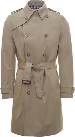 Aquascutum Homme, Manteaux, Beige, Taille: XL Gleno Trench Coat