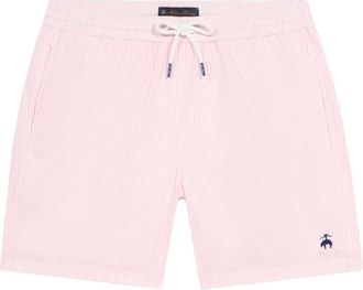 Brooks Brothers Homme, Maillots de bain, Rose, Taille: L Short de bain &agrave; rayures roses