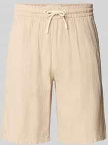 Blend Shorts aus Leinen-Mix mit Eingrifftaschen Modell MARCO