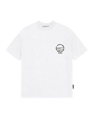 Jack & Jones T-Shirt Jcolido Chest SS Crew Neck FST pour Homme, Blanc &eacute;clatant., M