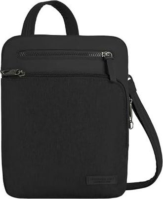 Travelon Petit sac à bandoulière antivol Metro unisexe, Noir, Taille unique