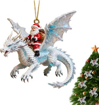 Generic Dekoration des Weihnachtsmanns | 2D-Dekoration des Weihnachtsmanns auf fliegendem, Ornament f&uuml;r Weihnachtsbaum, Dekoration von Festen f&uuml;r Haus, Wand, 