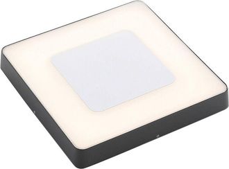 Lucande LED Plafonnier ext&eacute;rieur Sora en aluminium