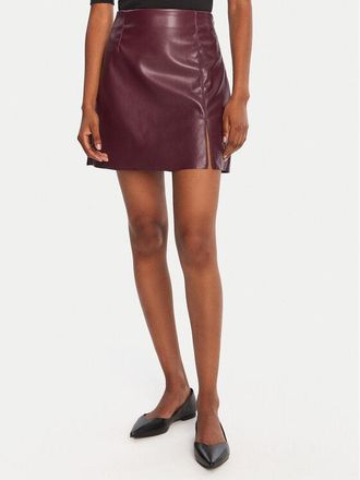 Vero Moda Rock aus Kunstleder Nelly 10322469 Violett Regular Fit