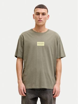 Jack & Jones Jack & Jones T-Shirt Frank 12288092 Braun Relaxed Fit