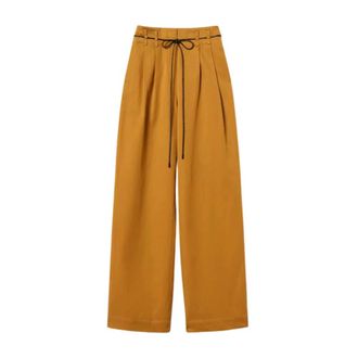 Twinset Weite Gabardinehose - - Trousers - Damen - Braun - S