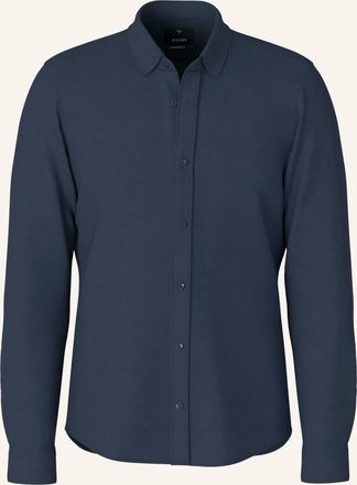 Joop Hemd Mike Regular Fit Mit Leinen blau