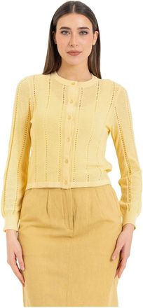 Kocca Femme, Pulls, Jaune, Taille: 42 FR Maglia Cardigan