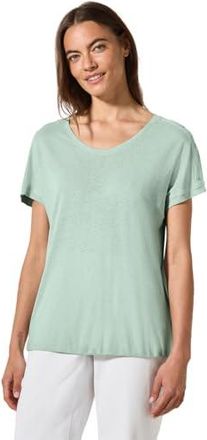 Cecil T-Shirt pour Femme, Vert Sauge glac&eacute;, L