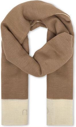 Calvin Klein Schal Linen Blend Emblem Pareo Scarf LV04F9021G Beige