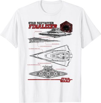 Star Wars Star Destroyer Finalizer Schematics T-Shirt