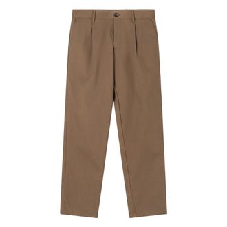 White Sand Sammy Military Twill Pant - - Trousers - Herren - Braun - L