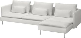 IKEA SÖDERHAMN 4er-Sofa mit Récamiere