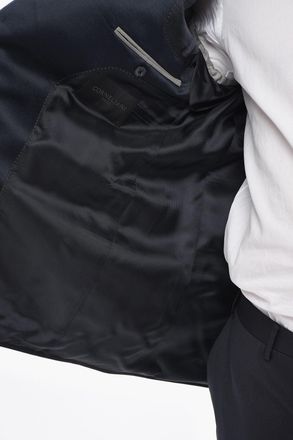 Corneliani CODE Schurwollanzug mit Spitzenrevers in Satin Corneliani