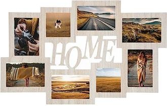 Atmosphera Atmosphera - P&egrave;le-m&ecirc;le Maeva en bois 8 photos H38,5cm