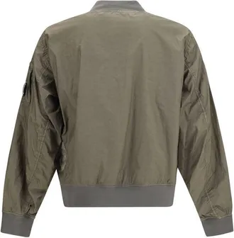 C.P. Company Bi-TM Mixed Lens Polyamide Bomber Jacket - Gray
