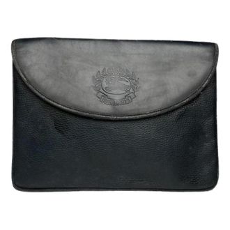 Burberry Pochette en cuir Pre-owned - Femme - Pre-owned - Noir - Taille: ONE Size