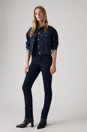 Levi's 724 Straight Jeans mit hohem Bund - Damen - Dunkle Waschung / Dunkle Waschung