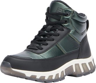 Bagatt TT.BAGATT Damen D31-AGN30 Boots, Schwarz/Dunkelgr&uuml;n, 41 EU