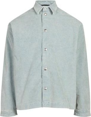 7 For All Mankind Chemise droite velours c&ocirc;tel&eacute; en coton m&eacute;lang&eacute;