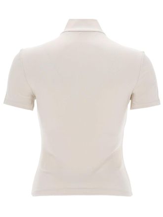 Alexander Wang Viscose-Elastane Rashguard Tank Top - Ivory
