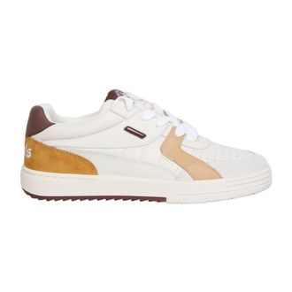 Palm Angels Beige Sneakers Stilvolles Farbblock-Design - - Shoes - Herren - Mehrfarbig - 40 EU