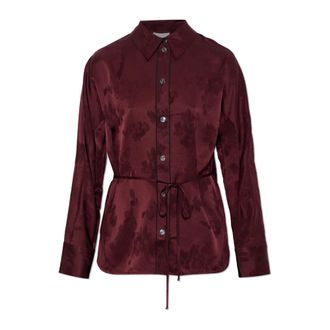 Ganni Hemdbluse mit Blumenmuster - - Blouses & Shirts - Damen - Rot - M