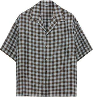 Loewe Chemise manches courtes &agrave; carreaux